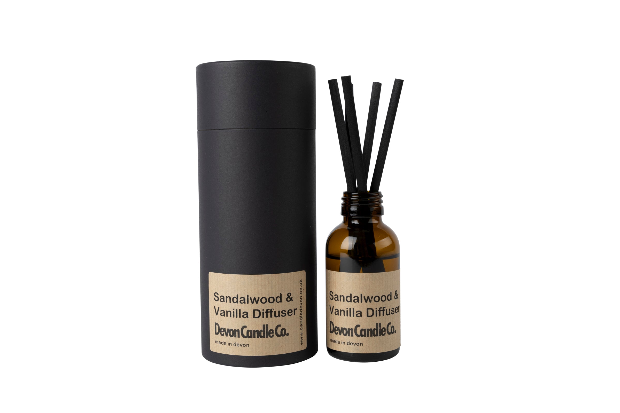 Sandalwood & Vanilla Reed Diffuser 90ml – Devon Candle Company